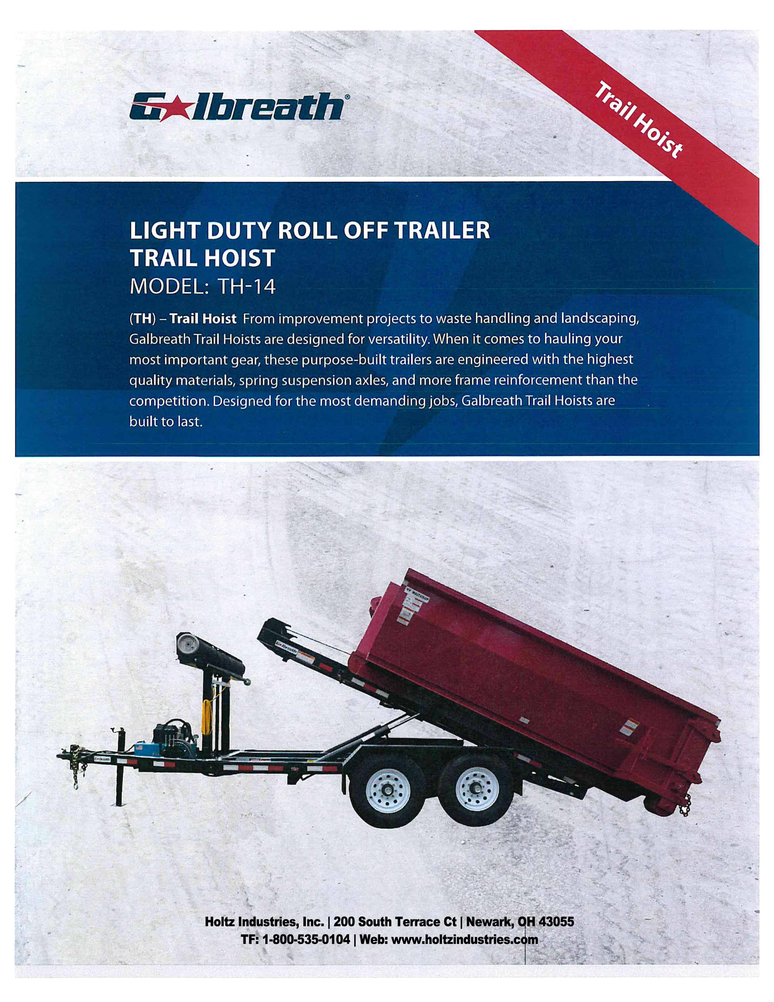 Galbreath Model TH-14-1 - Holtz Industries